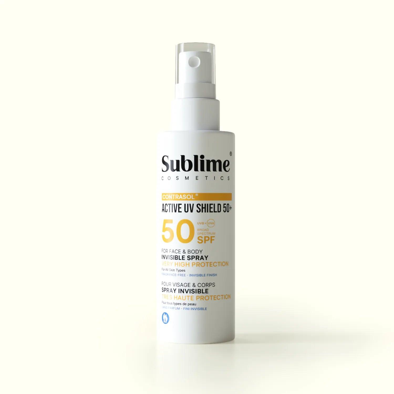 Active UV Shield 50+ - Ecran solaire très haute protection SPF50+ - Sp – Sublime Cosmetics